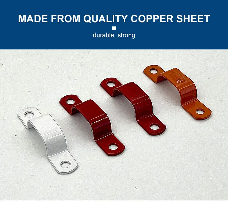 Metallic Electrical Grounding Clamp One Hole Cable Clip - Buy Grounding ...