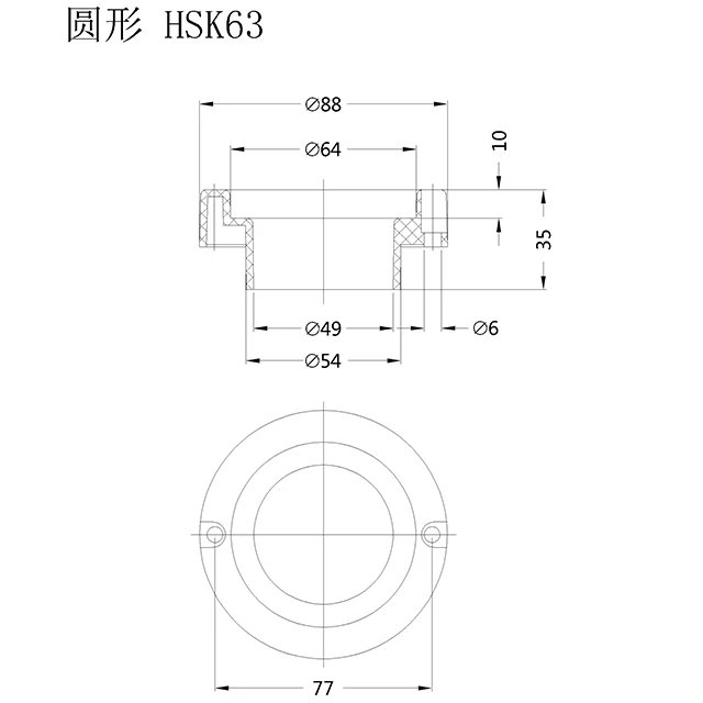 HSK Tool Parts: Precision Plastic CNC Tool Holders (HSK-40, HSK-50, HSK ...