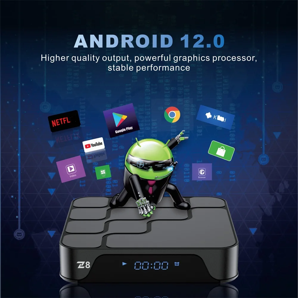 2023 Tv Box Android 12 Z8 Atv H618 With Bt Voice Remote Control 5g Wifi 4k 4gb 32gb Smart Tv ...