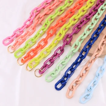 Diy Chunky Acrylic Chain Strap For Handbag Bags Candy Color Shoulder ...