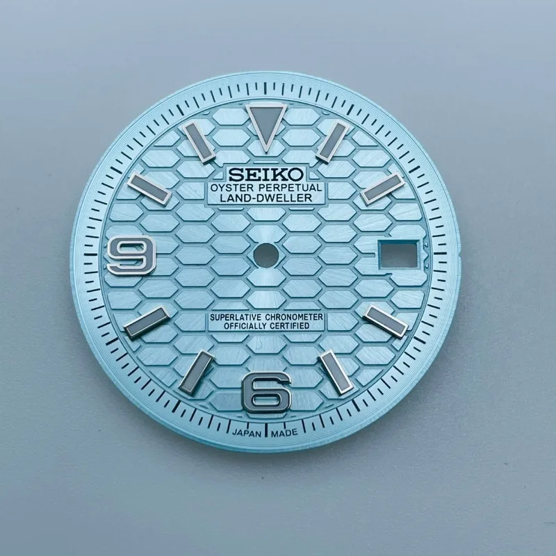 Seiko NH35 Dial 31mm Blue-Green Luminous Modified Movement Accessories ...