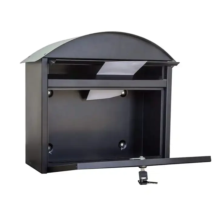 Wall Mounted Letter Box with Folding Sloped Roof Stainless Steel ...