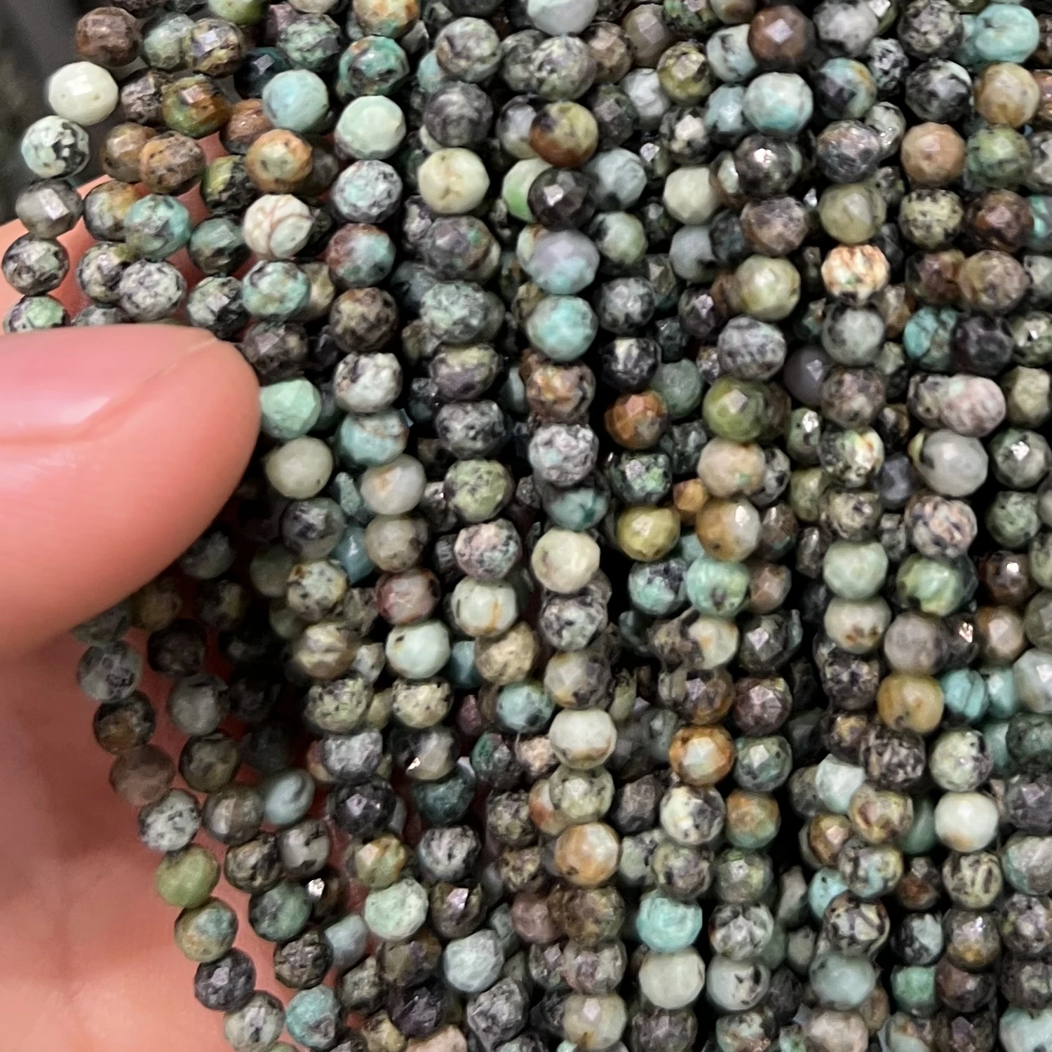 Gemstone Stone Beads Burned Ruby Beads Ruby Natural Faceted Cutting ...