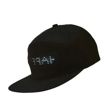 Iledshow Led Hat Usb Rechargeable Led Display Hats App Custom Words ...