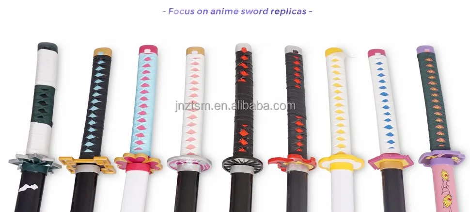 Demon Slayer Tanjiro Black Knife Autumn Water Wooden Sword