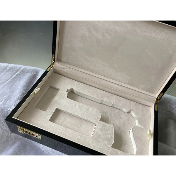 Customized Small Wooden Watch Box with Handle Waterproof Hard Air Gun ...