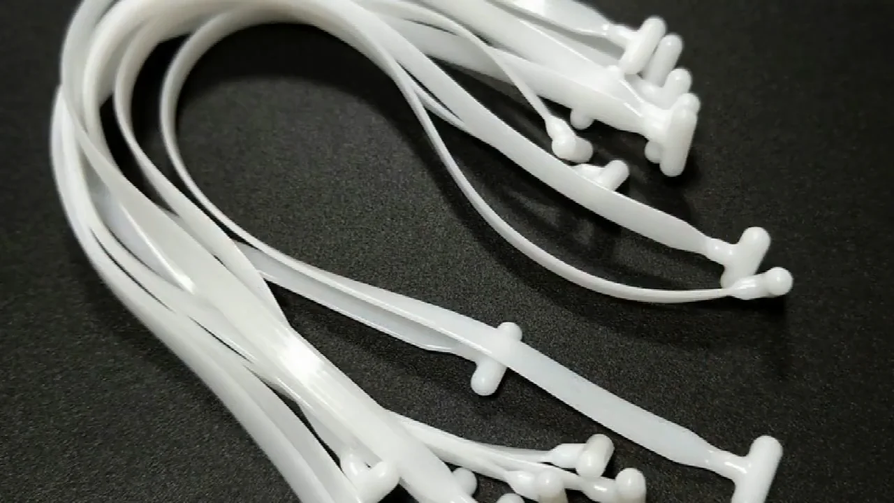 Food Grade Soft Flexible Adjustable Strap Ear Loop Elastic Silicone ...