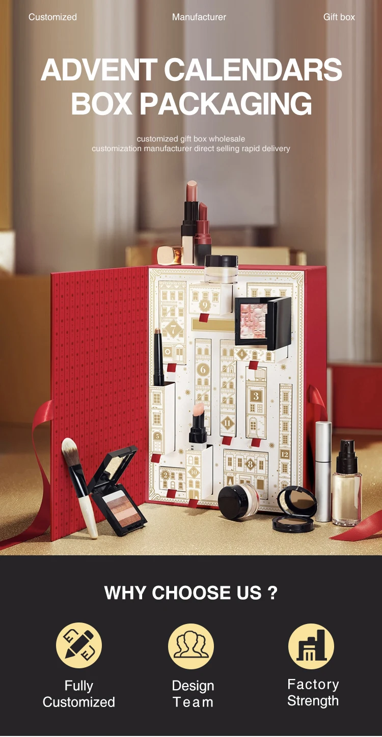 Wholesale Luxury Christmas Advent Calendar 24 Days Calender Box Set ...