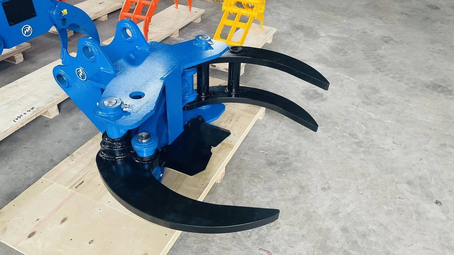 Weixiang Excavator Mounted Wood Cutter Tree Shear Firewood Processor ...