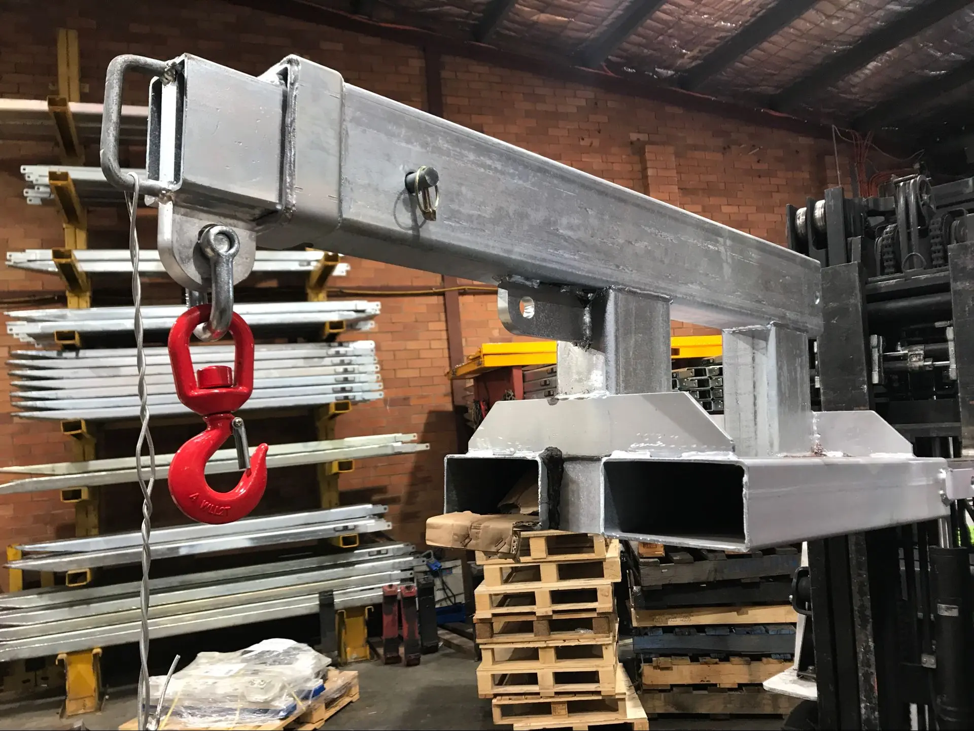 Forklift Pallet Hook Attachment - China Forklift Parts