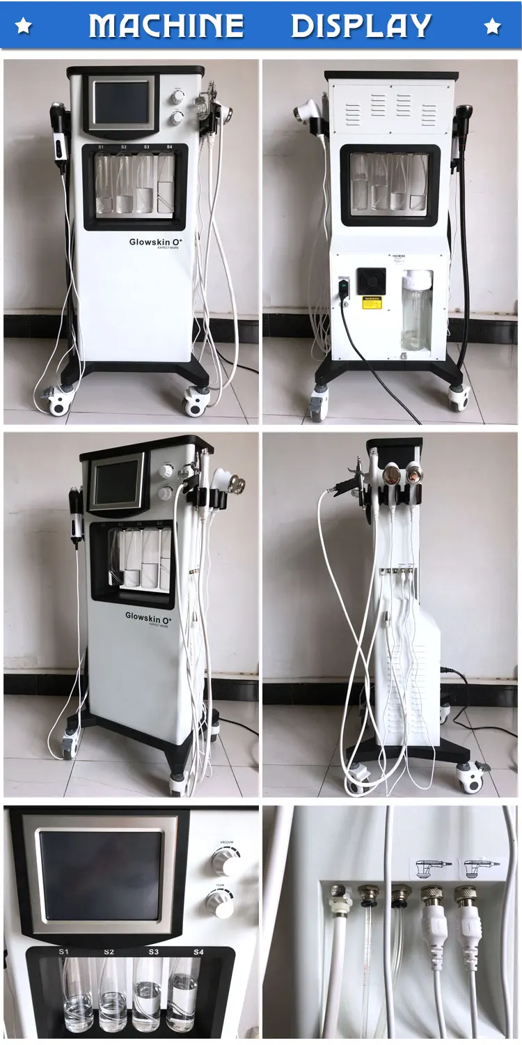 Glowskin O+ Carbon Oxygen Face Lift And Skin Tighten Beauty Machine ...