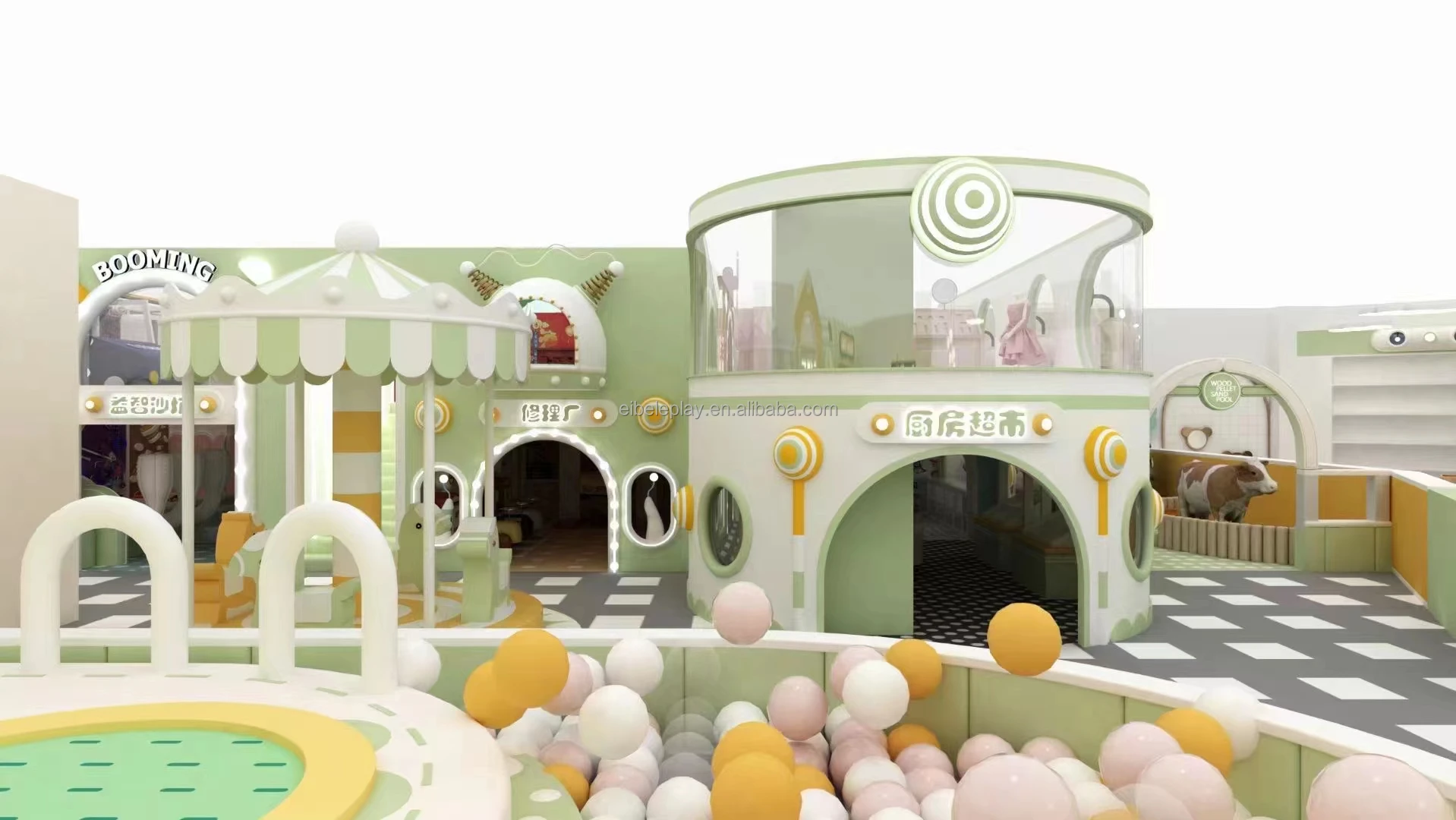 Small Kidzania - Mini Indoor Play Area for Kids Aged 2-6