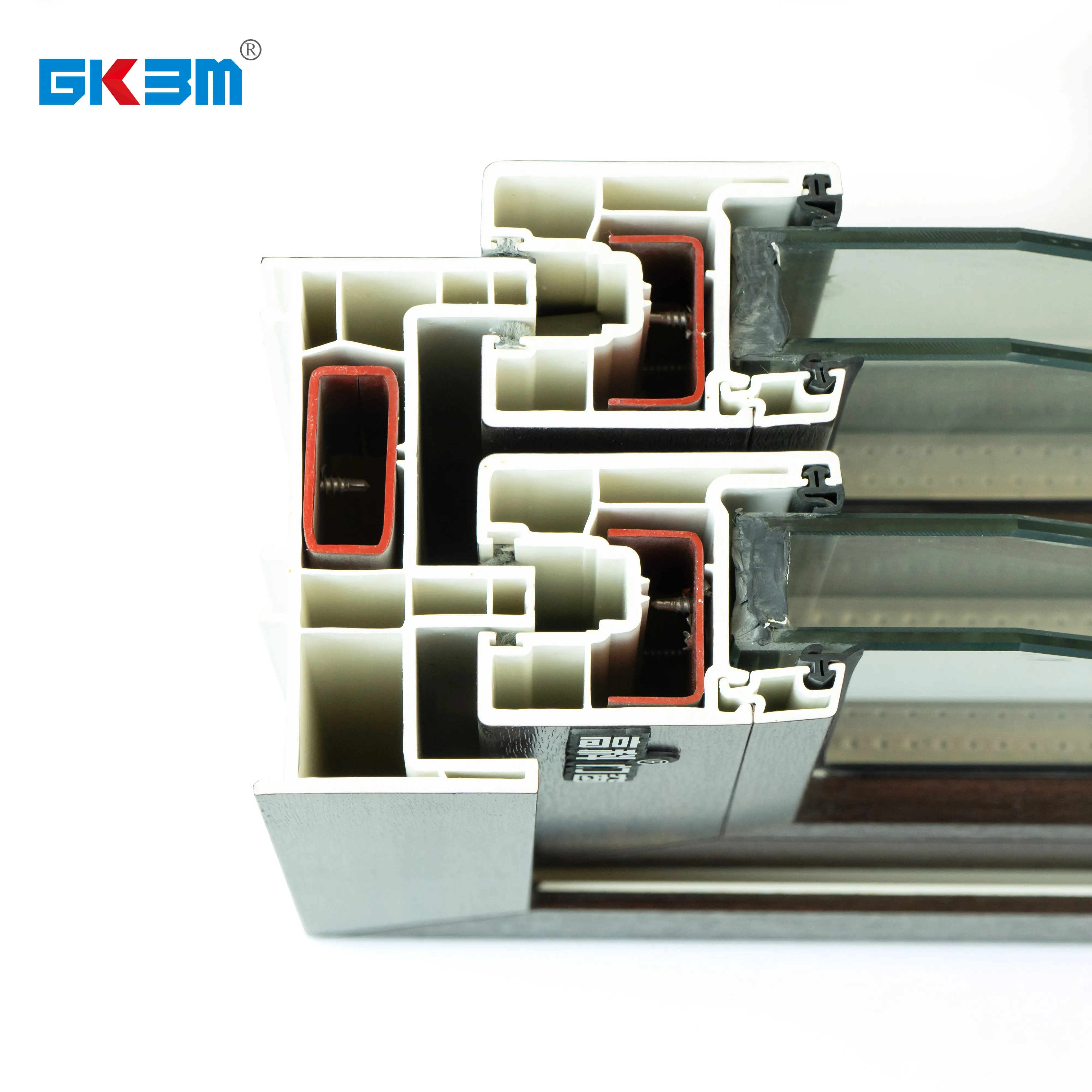 105mm PVC/UPVC Profile Manufacturers Sliding Door Profiles UPVC Profile for Sliding Glass Window ...