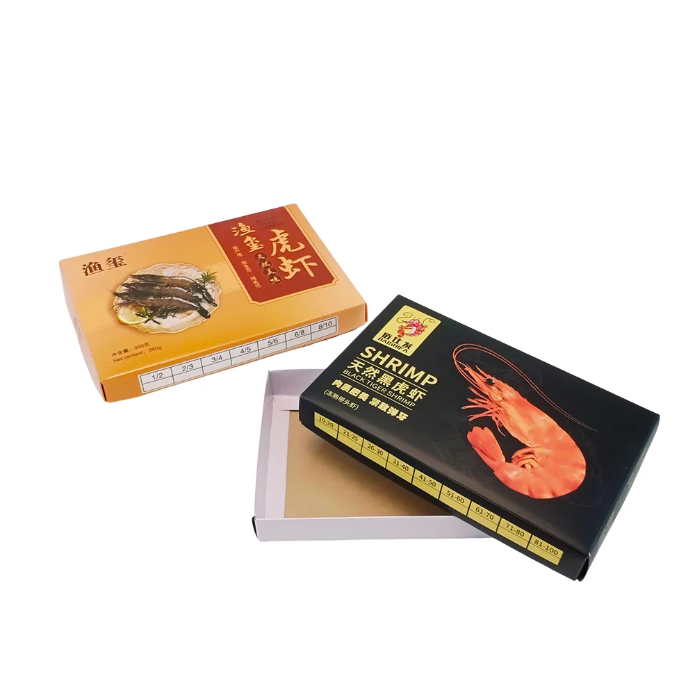 Wholesale Food Grade Paper Packing Rectangle Meat Box OEM Custom Frozen ...