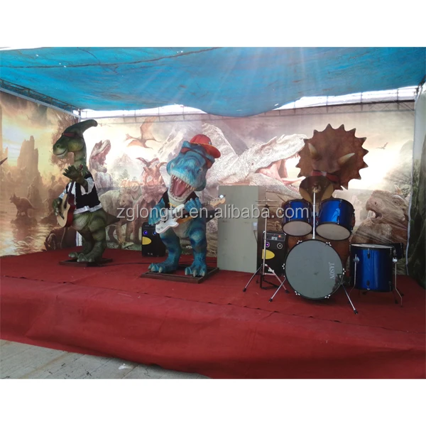Jurassic Dino Park Amusement Attractions - Animatronic Dinosaur Band for Sale