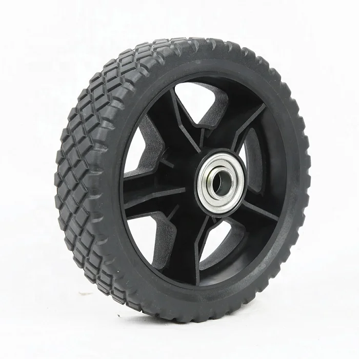 6 Inch Plastic Pvc Wheel Lawn Mower Wheel - Buy 16 Lawn Mower Wheels ...