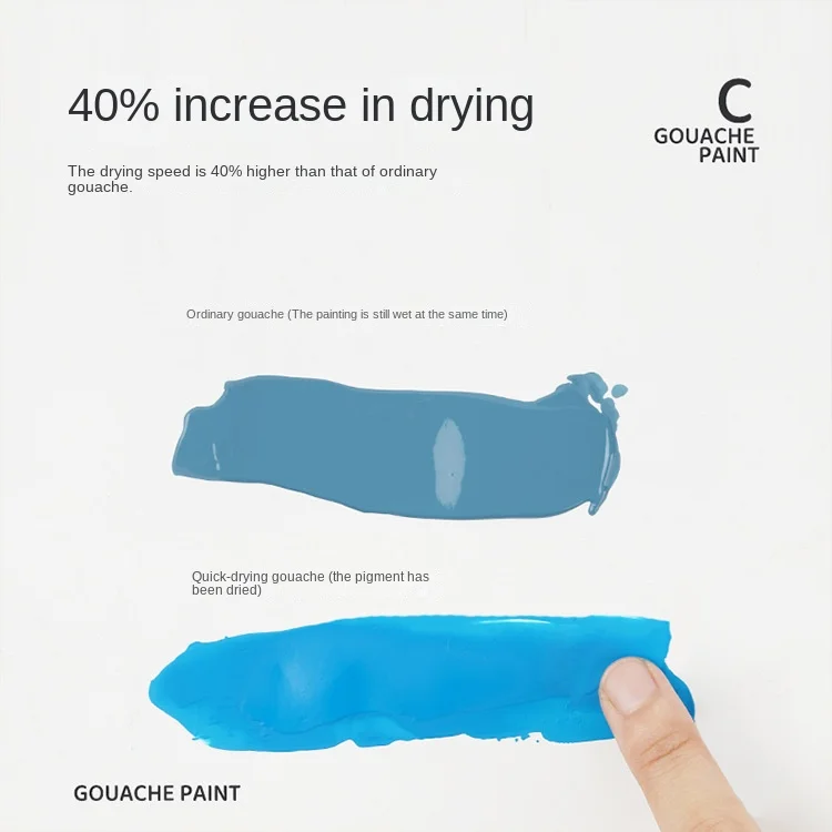 42 Color 150ml Watercolor Painting Pigment For Children's Beginner ...