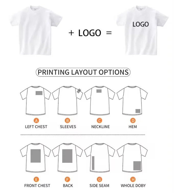 Custom Logo T-Shirts - OEM Puff Printing Emboss Logo Tee
