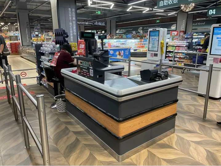 Grocery Store Convenient Best Price Electric Cashier Counter for ...