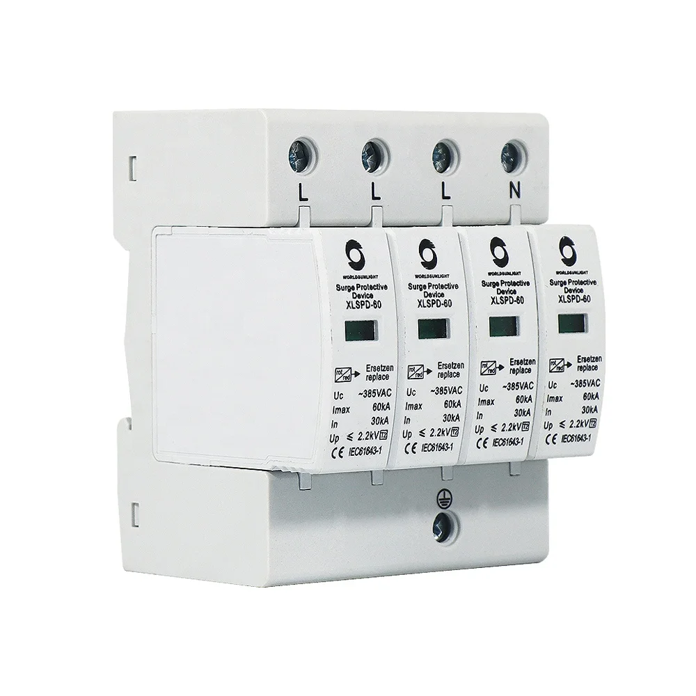 Ce Xlspd-60 385v 30ka-60ka Spd Dps Ac Surge Protective Device,4 Poles ...