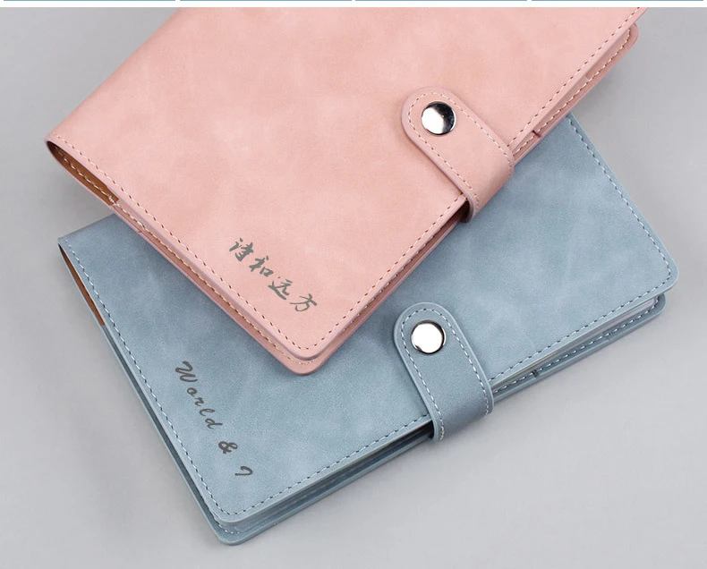 Wholesale Notebook 6rings Spiral Planner Agenda A6 Binder Pu Leather ...