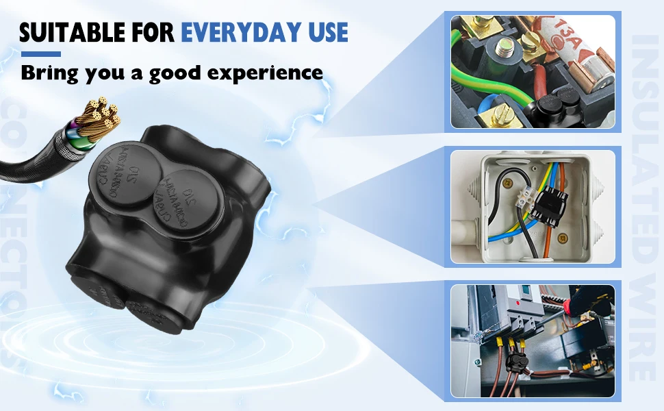 Insulated Wire Connectors Multi Splice Connector Dual Entry Electrical ...