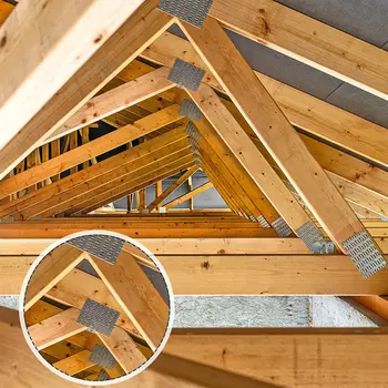 Oem Custom Wood Stud Roof Truss Timber Connectors Nail Flat Mending ...