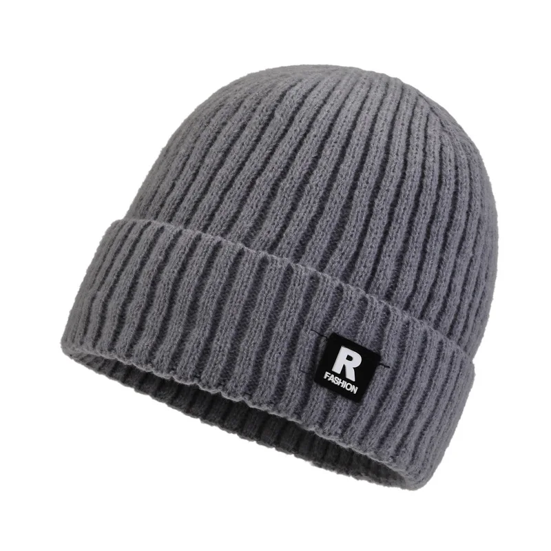Acrylic Custom Cuffed Rib Knit Low Moq Unisex Print Winter Hat Custom ...