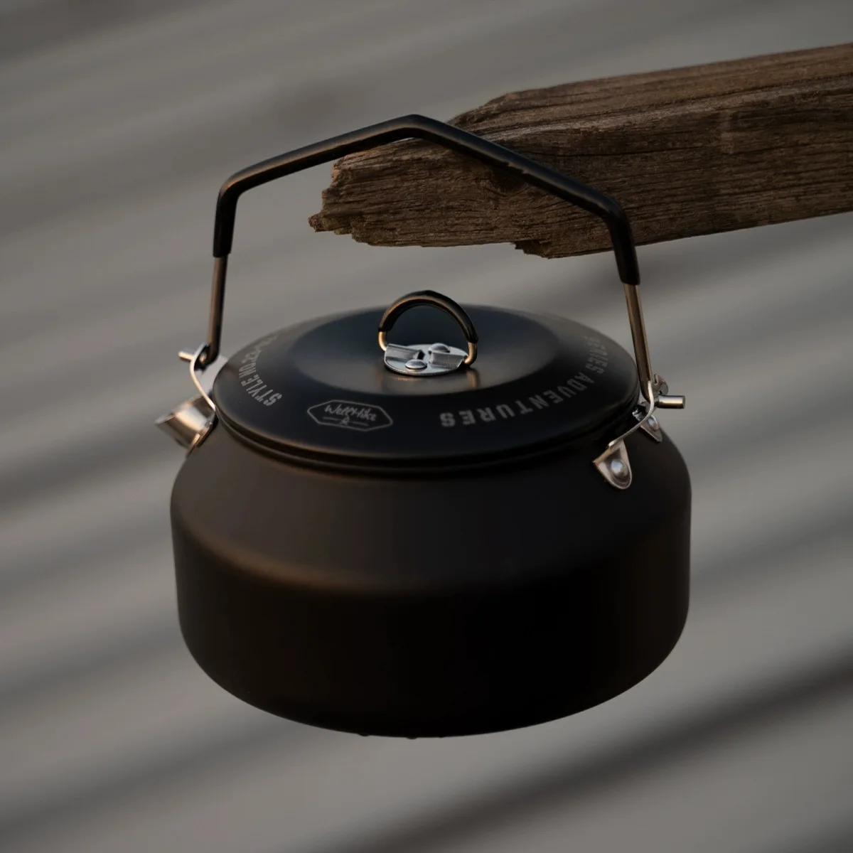 Wellhike Outdoor Water Kettle 304 Stainless Steel Blackened Camping ...