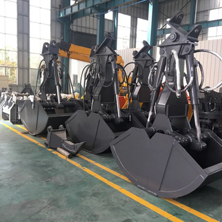 Loading And Unloading Hydraulic Rotary Clamshell Grab/shell Bucket ...