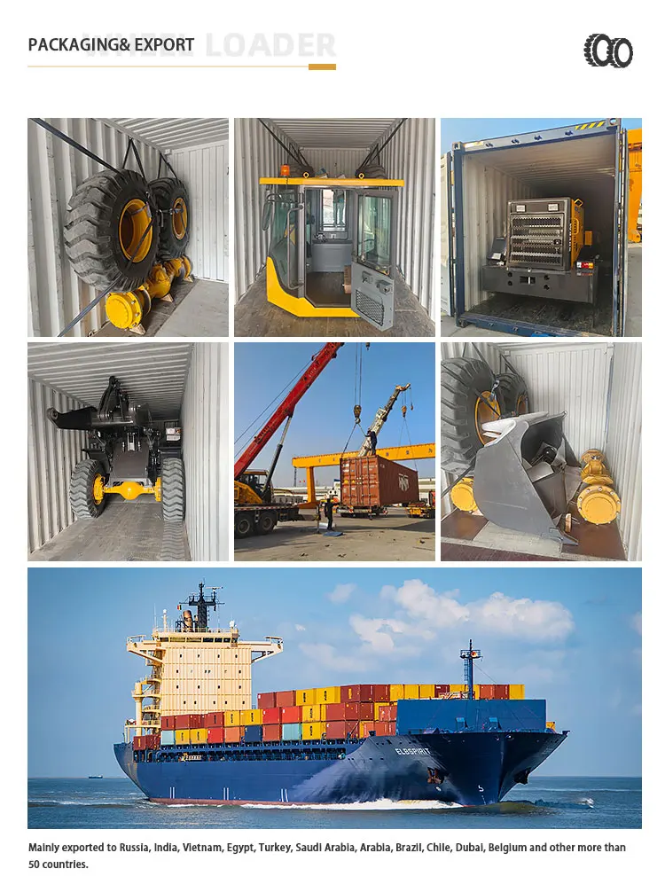 Hot Sales Construction Works Front End Loader 3ton 4 Ton 5ton Wheel ...