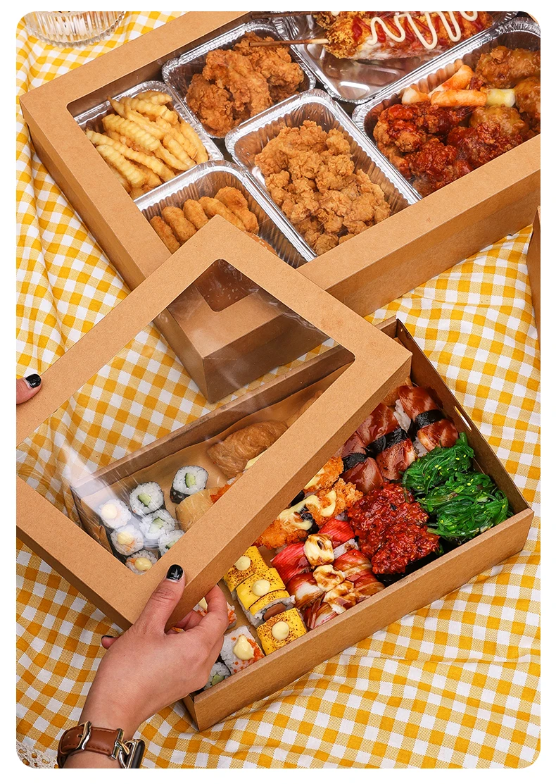 Customized Disposable Food Boxes - Kraft Catering Solutions