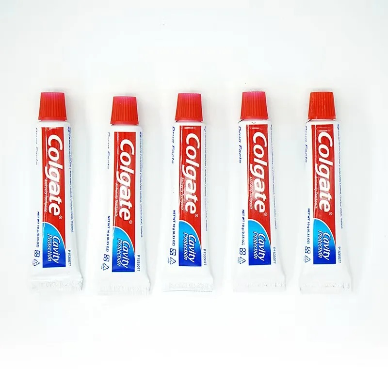 Wholesale Small Size 10g and 5g Mini Toothpaste for Hotel Use and Hotel ...