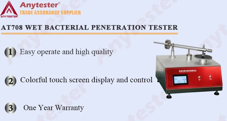 Laboratory Wet Bacterial Penetration Testing Machine With Touch Screen ...