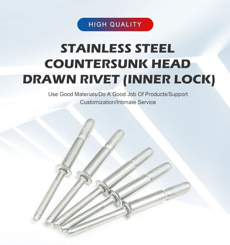 2024 Ss304 Ss316 Structural Blind Rivet Open End Stainless Steel Blind ...
