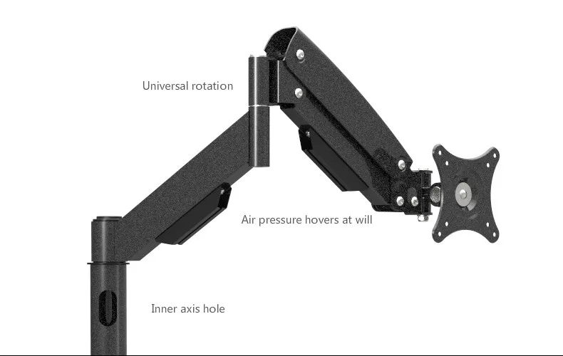 LCD Monitor Floor Stand - Stable TV Mount for Computers