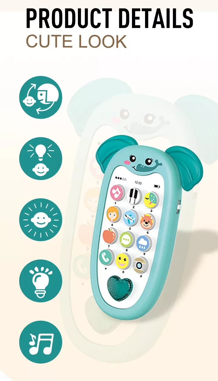 High Quality Educational Learning Cell Phone Toys for Babies