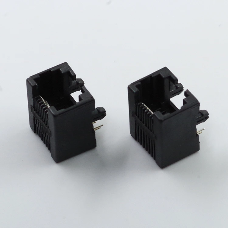 Customized 8 Pins Rj11for Alarm Panel Jack With Cable Connector - Buy ...