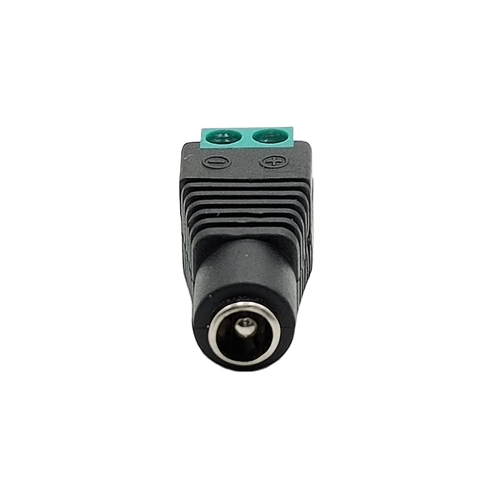 Cctv Dc Power Female Adapter Connector 5.5*2.5mm To Terminal Block 5.5 ...