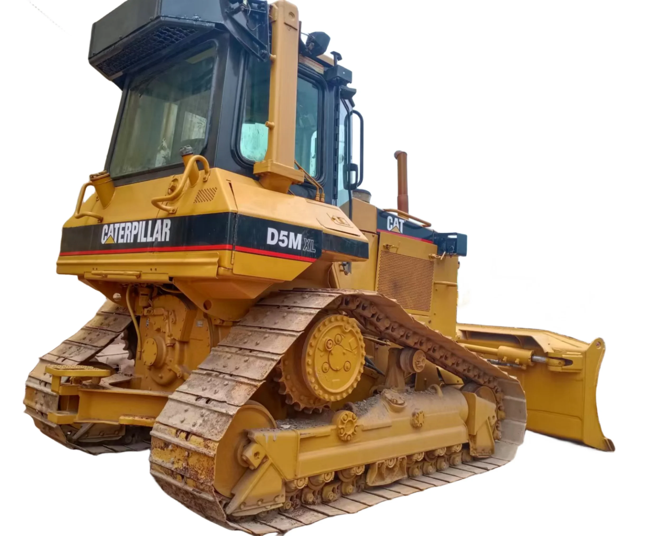 Used mini bulldozer Caterpillar CAT D5M construction machine mini earth ...