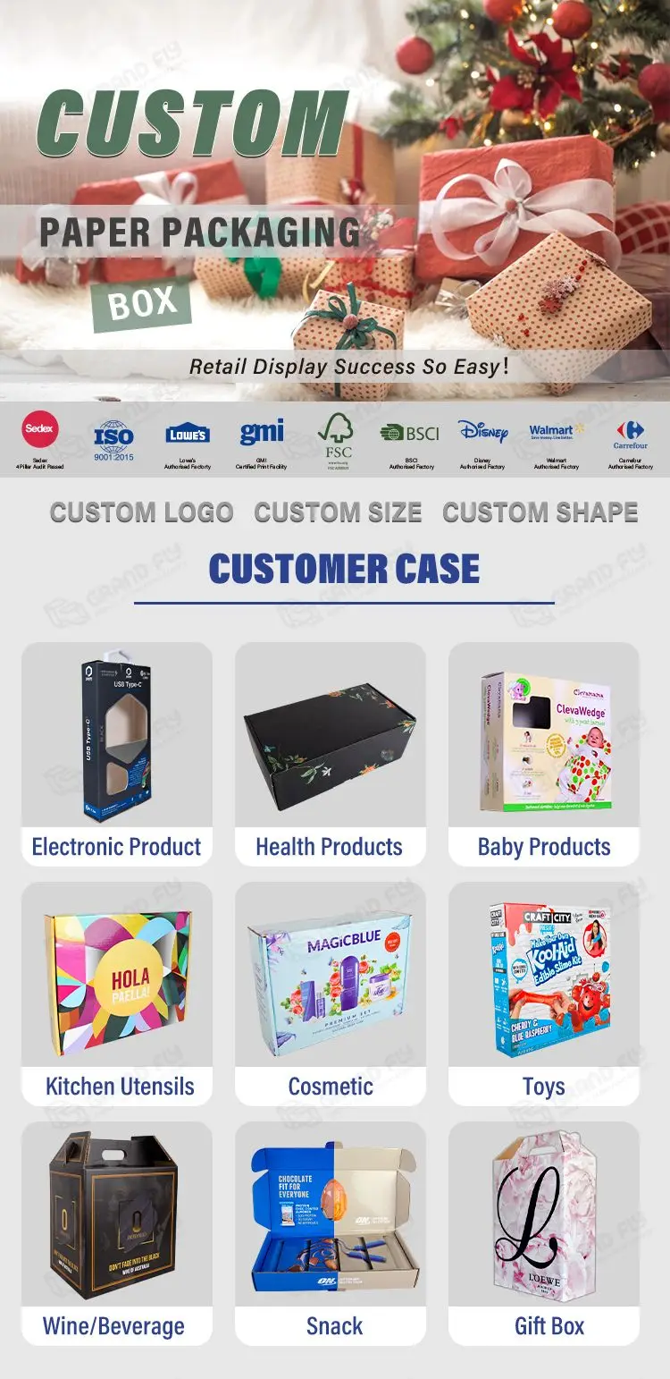 Custom Color Printed Packaging - Eco-Friendly Shipping Boxes