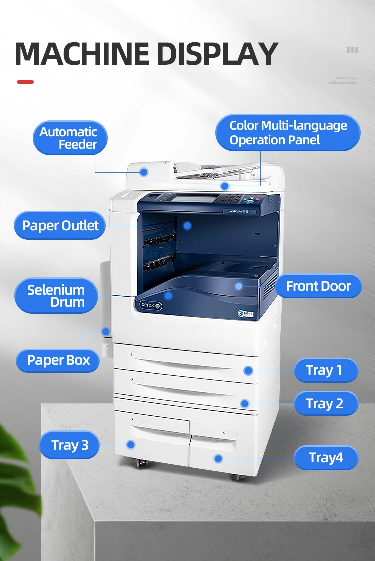 Original Used Color Second Hand Heavy Photocopy Printer Computer Laser ...