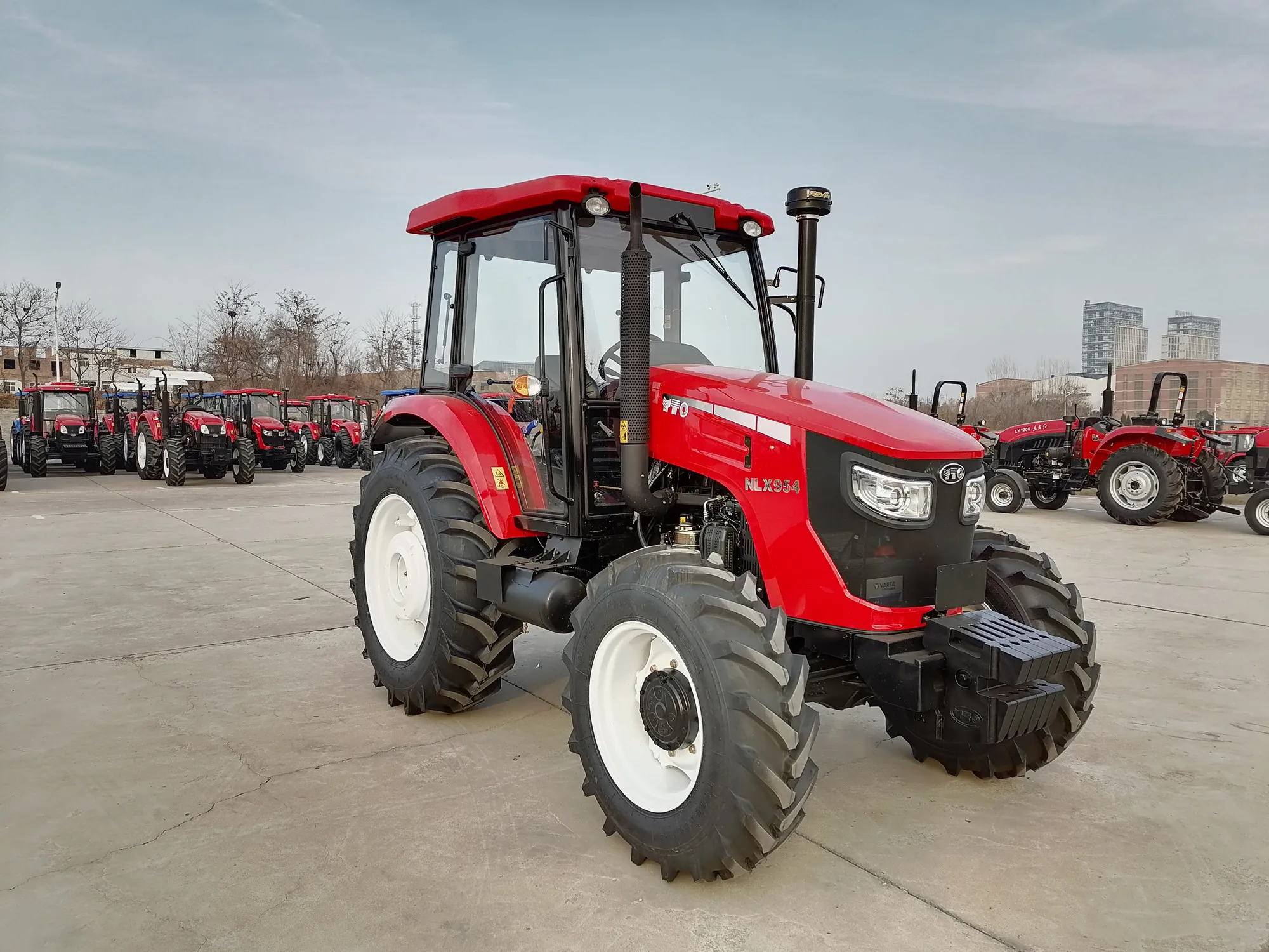 Yto Brand 95hp Farm Tractors Yto-nlx 954 Turbocharging Engine Shipped Out To Kyrgyzstan - Buy ...