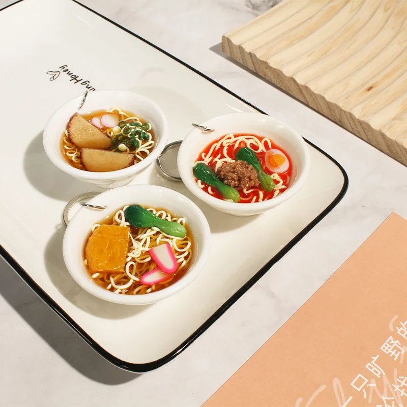 Eco Wood Treatment 10-Piece Mini Toy Food Keychain Set - PVC Simulation ...