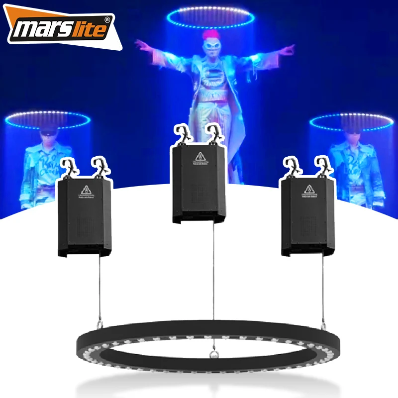 Winch Led Kinetic Lighting Kinetic Beam Ring Stage Lighting Equipment ...