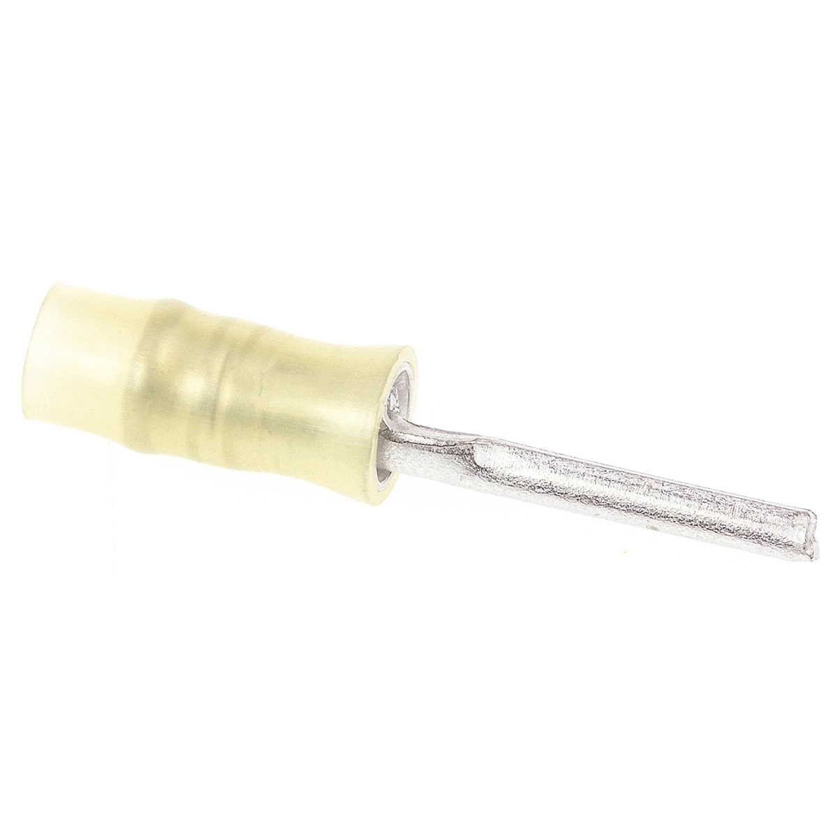 TE Connectivity pin terminal, PIDG series, yellow insulated nylon min ...