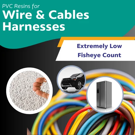 Pvc Resin For Electrical Wires And Cables,Wire And Harnesses With Extremely Low Fisheye Count ...