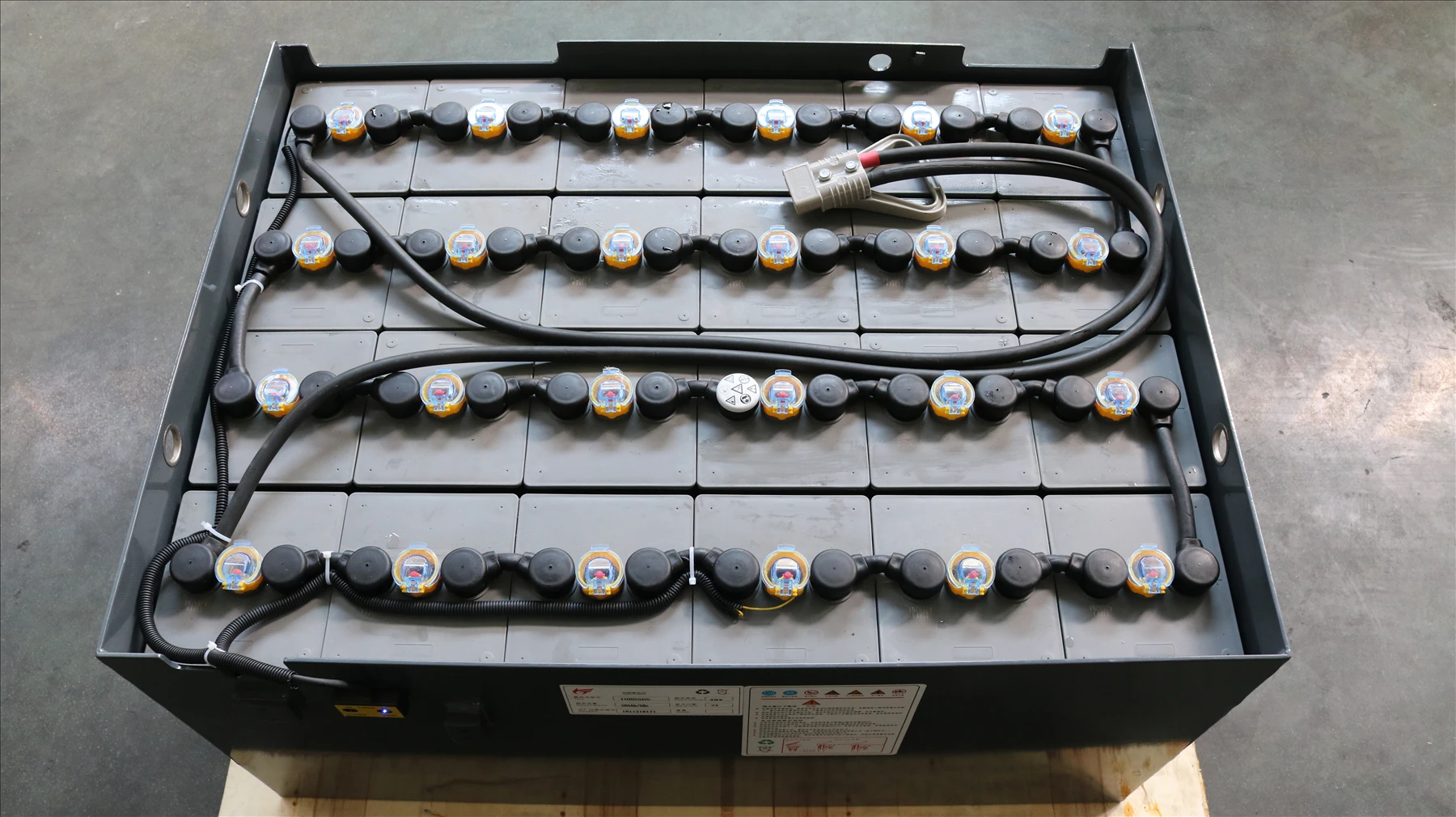 48V 10PZB565 NICHIYU Forklift Battery Traction Battery for Electric ...