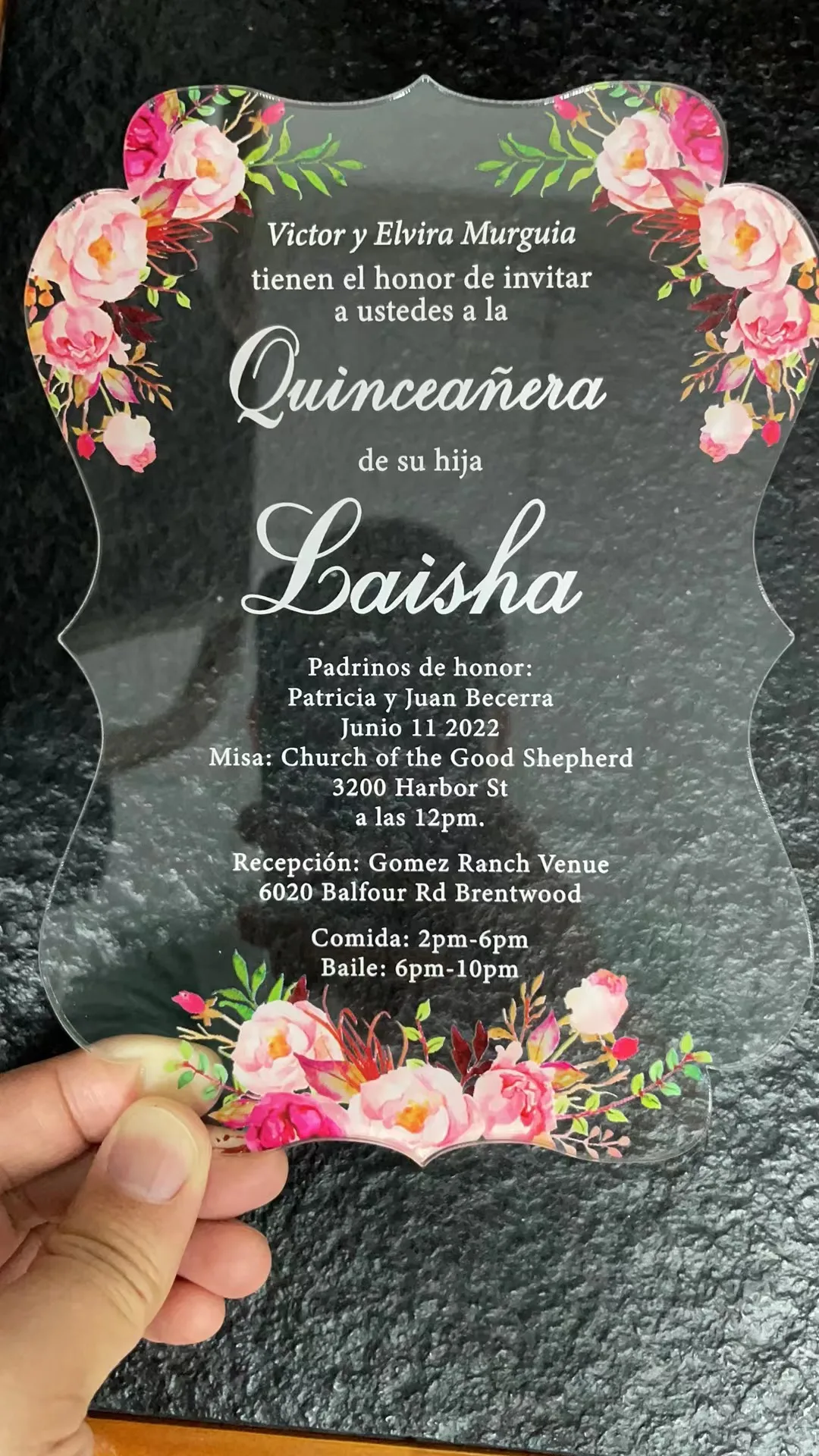 Acrylic Wedding Invitations - Unique and Elegant