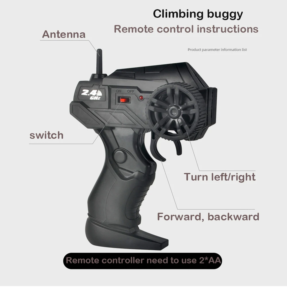 Battery Operated 2.4ghz Off-road Remote Control Cross Country Radio ...
